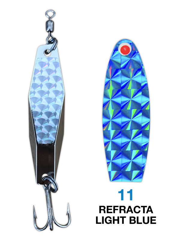 Deadly Dick Diamond Lure - 11 - Refracta Light Blue – Deadly Dick ...
